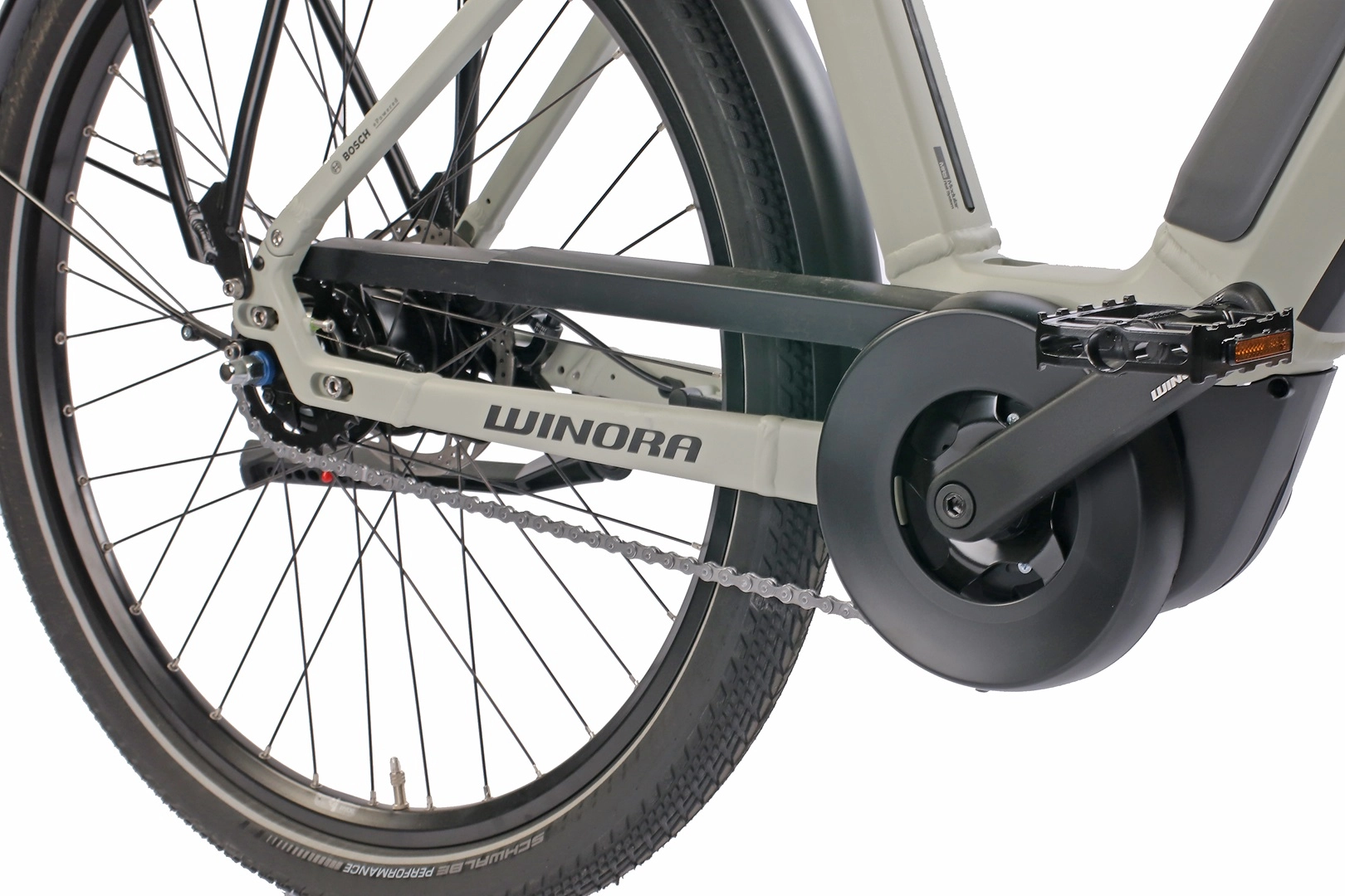 Winora Sinus N5 Eco 500 Wh Damen grau 2022 | 46 cm | 650021.1